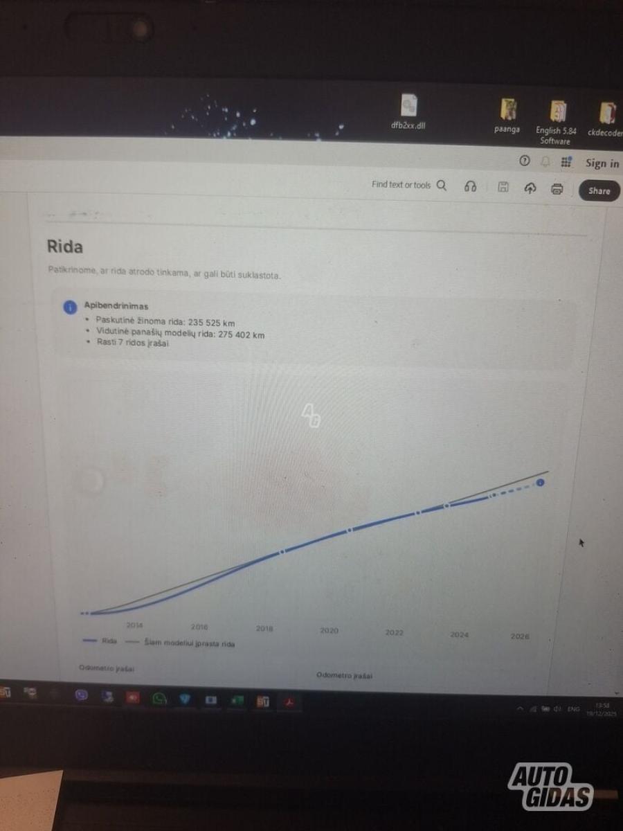 Black Volkswagen Touran 2012 in Vilnius, with an engine capacity of 2.00 L and mileage of 244 thousand km for 6650 €, photo 22 on AUTOMOTO.COM.LV
