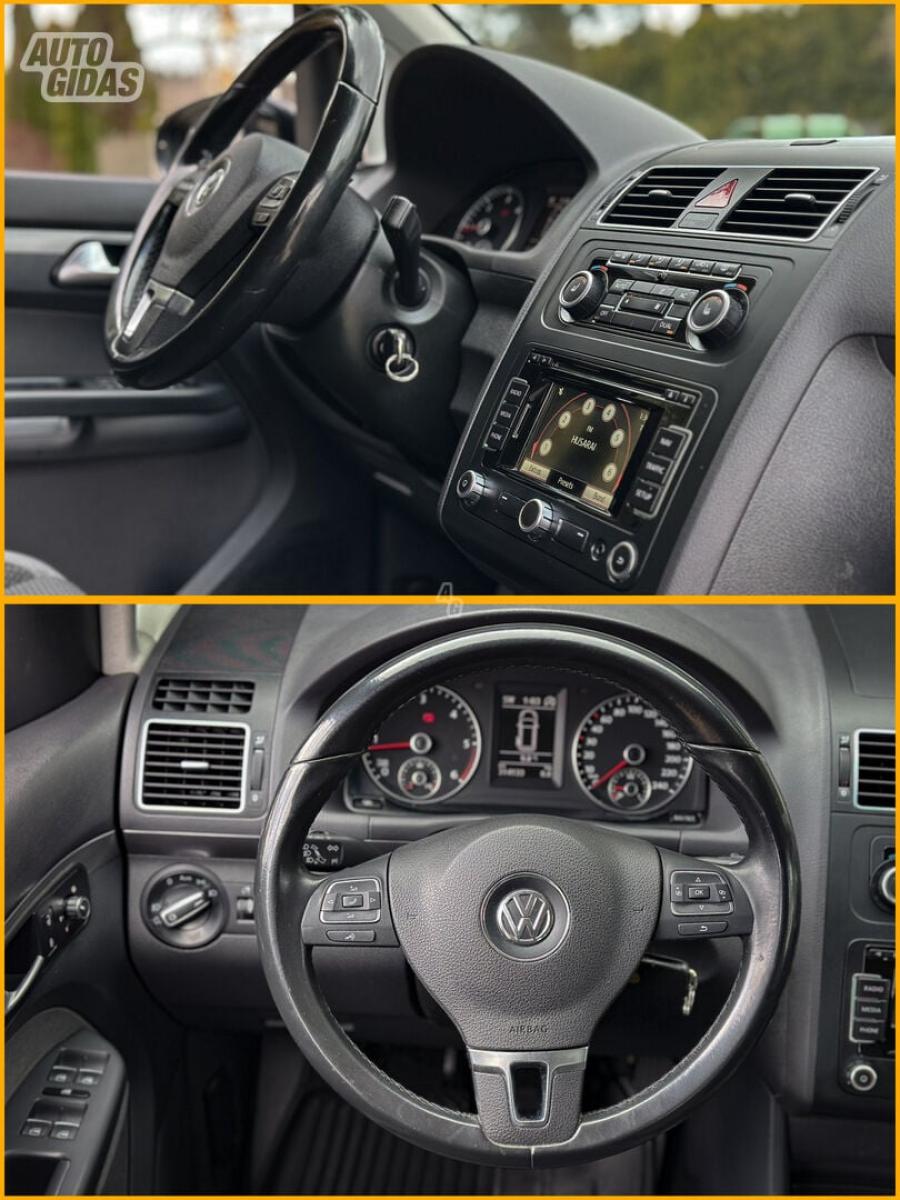 Melns Volkswagen Touran 2012 Kauņa, ar dzinēja tilpumu 2.00 L un nobraukumu 314 tūkst. km par 5350 €, foto 34 vietnē AUTOMOTO.COM.LV