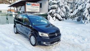 Melns Volkswagen Touran 2013 Viļņa, ar dzinēja tilpumu 1.40 L un nobraukumu 239 tūkst. km par 6900 €, foto  vietnē AUTOMOTO.COM.LV