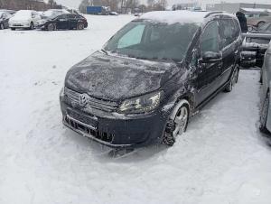 Black Volkswagen Touran 2013 in Marijampole, with an engine capacity of 1.60 L and mileage of 260 thousand km for 3650 €, photo  on AUTOMOTO.COM.LV