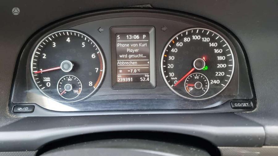 Черный Фольксваген Туран 2013 в Вильнюс, объемом двигателя 1.40 л и пробегом 239 тыс. км за 6660 €, фото 6 на AUTOMOTO.COM.LV