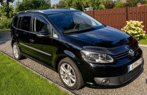 Black Volkswagen Touran 2014 in Kaunas, with an engine capacity of 1.60 L and mileage of 350 thousand km for 4650 €, photo  on AUTOMOTO.COM.LV