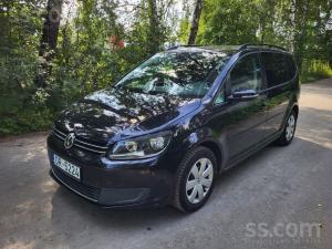 Black Volkswagen Touran 2014 in Riga, with an engine capacity of 1.40 L and mileage of 0 thousand km for 6390 €, photo  on AUTOMOTO.COM.LV