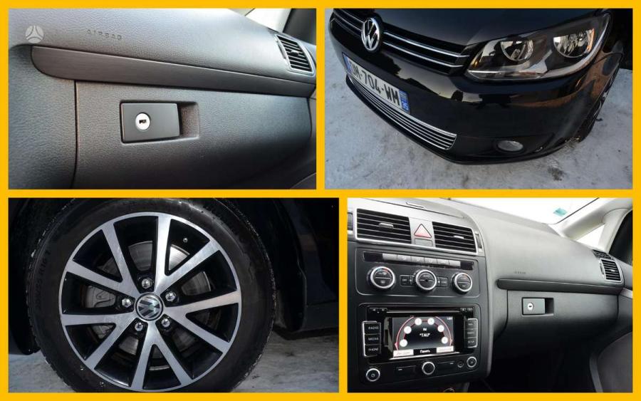 Melns Volkswagen Touran 2015 Kauņa, ar dzinēja tilpumu 2.00 L un nobraukumu 230 tūkst. km par 7650 €, foto 15 vietnē AUTOMOTO.COM.LV