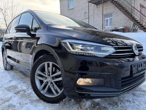 Black Volkswagen Touran 2017 in Utena, with an engine capacity of 2.00 L and mileage of 183 thousand km for 12700 €, photo 10 on AUTOMOTO.COM.LV