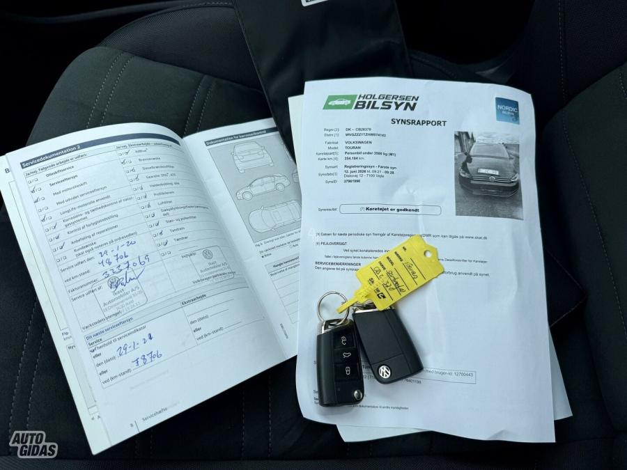 Black Volkswagen Touran 2017 in Vilkaviskis, with an engine capacity of 2.00 L and mileage of 254 thousand km for 11200 €, photo 30 on AUTOMOTO.COM.LV