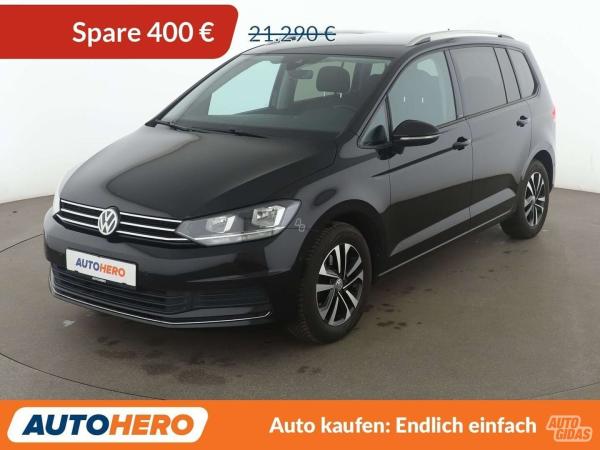 Black Volkswagen Touran 2019 in Kaunas, with an engine capacity of 1.60 L and mileage of 87 thousand km for 23317 €, photo 1 on AUTOMOTO.COM.LV