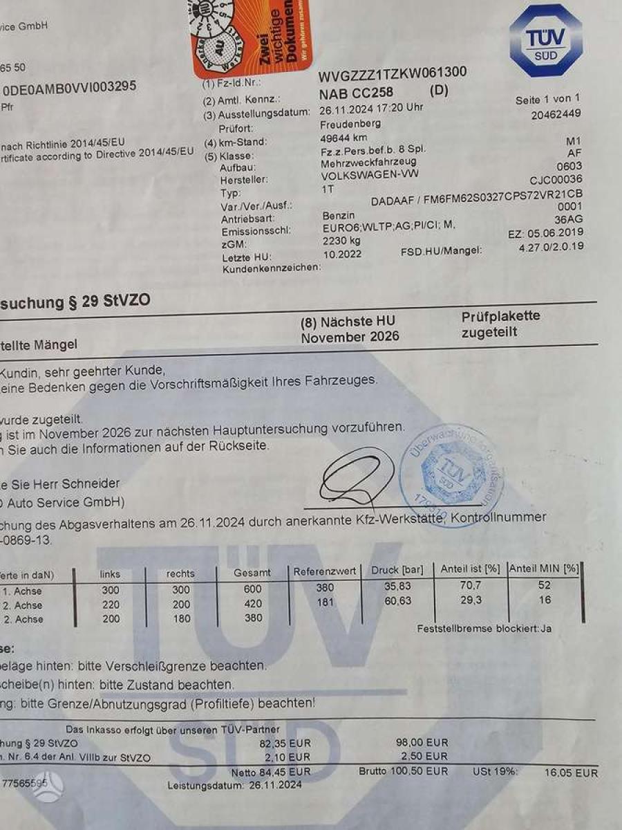 Черный Фольксваген Туран 2019 в Укмерге, объемом двигателя 1.50 л и пробегом 62 тыс. км за 13500 €, фото 21 на AUTOMOTO.COM.LV