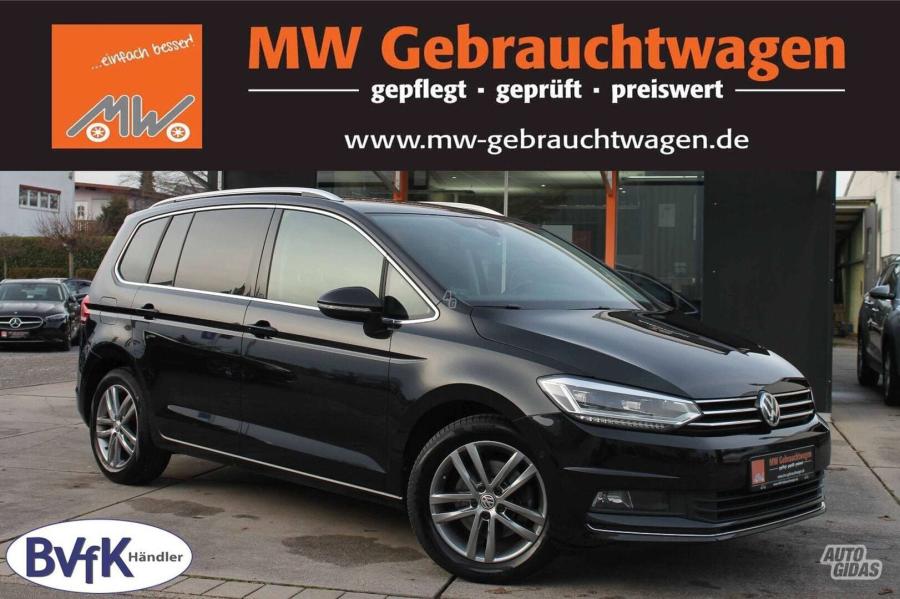 Black Volkswagen Touran 2020 in Kaunas, with an engine capacity of 1.50 L and mileage of 73 thousand km for 27540 €, photo 1 on AUTOMOTO.COM.LV