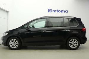 Black Volkswagen Touran 2020 in Vilnius, with an engine capacity of 1.97 L and mileage of 163 thousand km for 16390 €, photo 3 on AUTOMOTO.COM.LV