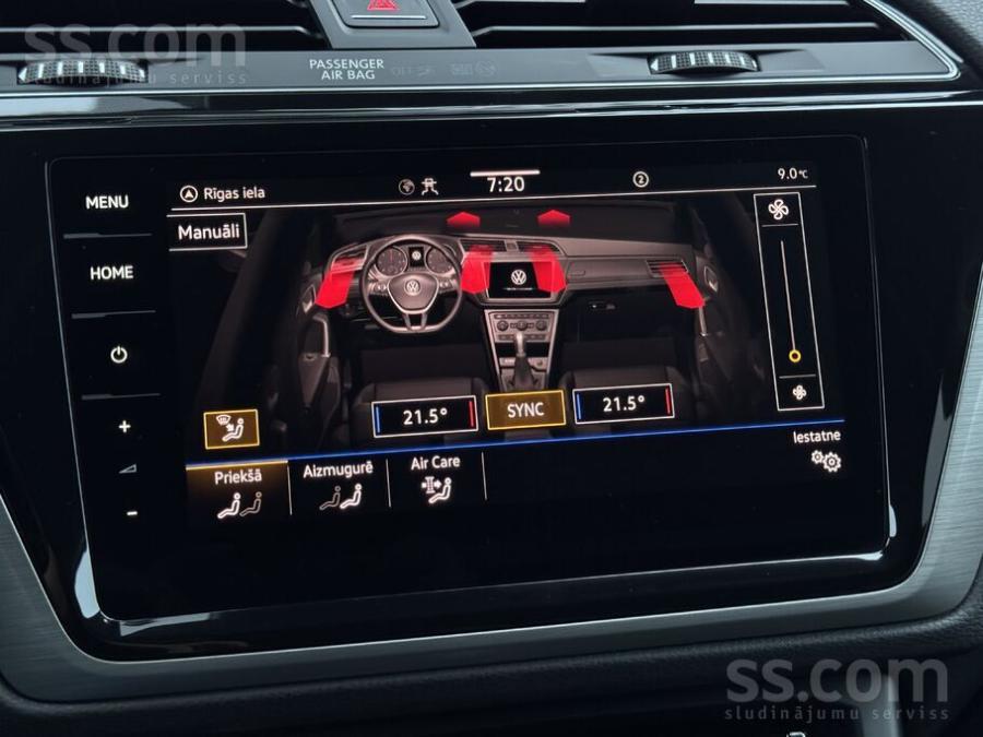 Black Volkswagen Touran 2020 in Valmiera, with an engine capacity of 2.00 L and mileage of 170 thousand km for 17500 €, photo 18 on AUTOMOTO.COM.LV