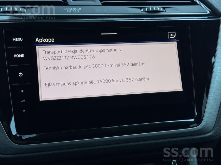 Black Volkswagen Touran 2020 in Valmiera, with an engine capacity of 2.00 L and mileage of 170 thousand km for 17500 €, photo 19 on AUTOMOTO.COM.LV