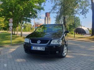 Black Volkswagen Touran 2005 in Vilkaviskis, with an engine capacity of 2.00 L and mileage of 332 thousand km for 1150 €, photo 9 on AUTOMOTO.COM.LV