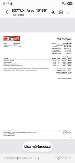 Melns Volkswagen Touran 2008 Tallina, ar dzinēja tilpumu 2.00 L un nobraukumu 387 tūkst. km par 2700 €, foto 10 vietnē AUTOMOTO.COM.LV