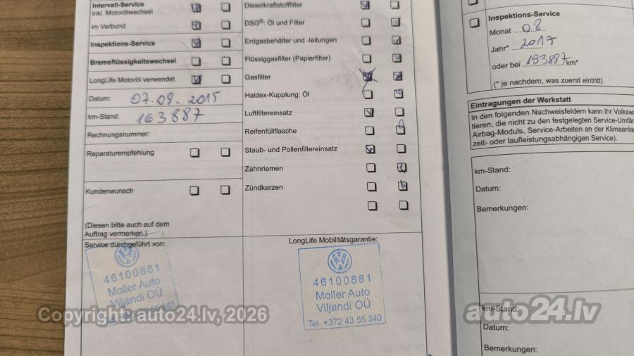 Черный Фольксваген Туран 2011 в Таллин, объемом двигателя 1.60 л и пробегом 382 тыс. км за 6400 €, фото 14 на AUTOMOTO.COM.LV