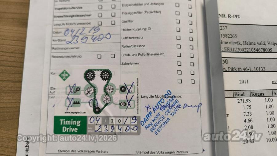 Черный Фольксваген Туран 2011 в Таллин, объемом двигателя 1.60 л и пробегом 382 тыс. км за 6400 €, фото 15 на AUTOMOTO.COM.LV