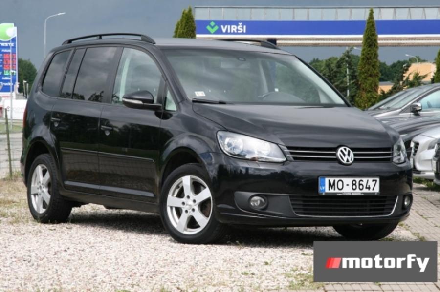 Melns Volkswagen Touran 2014 Rīga, ar dzinēja tilpumu 2.00 L un nobraukumu 283 tūkst. km par 8550 €, foto 1 vietnē AUTOMOTO.COM.LV