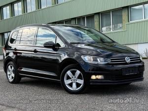 Melns Volkswagen Touran 2017 Tartu, ar dzinēja tilpumu 1.60 L un nobraukumu 173 tūkst. km par 14199 €, foto  vietnē AUTOMOTO.COM.LV