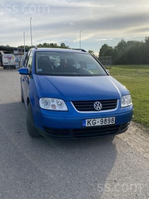 Zils Volkswagen Touran 2003 Aizkraukle, ar dzinēja tilpumu 1.90 L un nobraukumu 478 tūkst. km par 1500 €, foto 2 vietnē AUTOMOTO.COM.LV