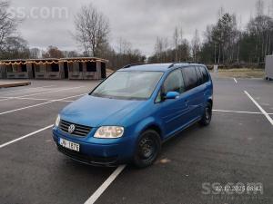 Zils Volkswagen Touran 2003 Aizkraukle, ar dzinēja tilpumu 1.90 L un nobraukumu 315 tūkst. km par 1600 €, foto  vietnē AUTOMOTO.COM.LV
