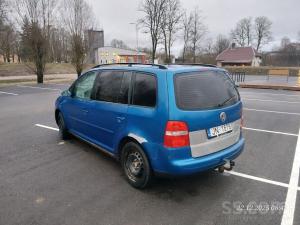 Zils Volkswagen Touran 2003 Aizkraukle, ar dzinēja tilpumu 1.90 L un nobraukumu 315 tūkst. km par 1600 €, foto 4 vietnē AUTOMOTO.COM.LV