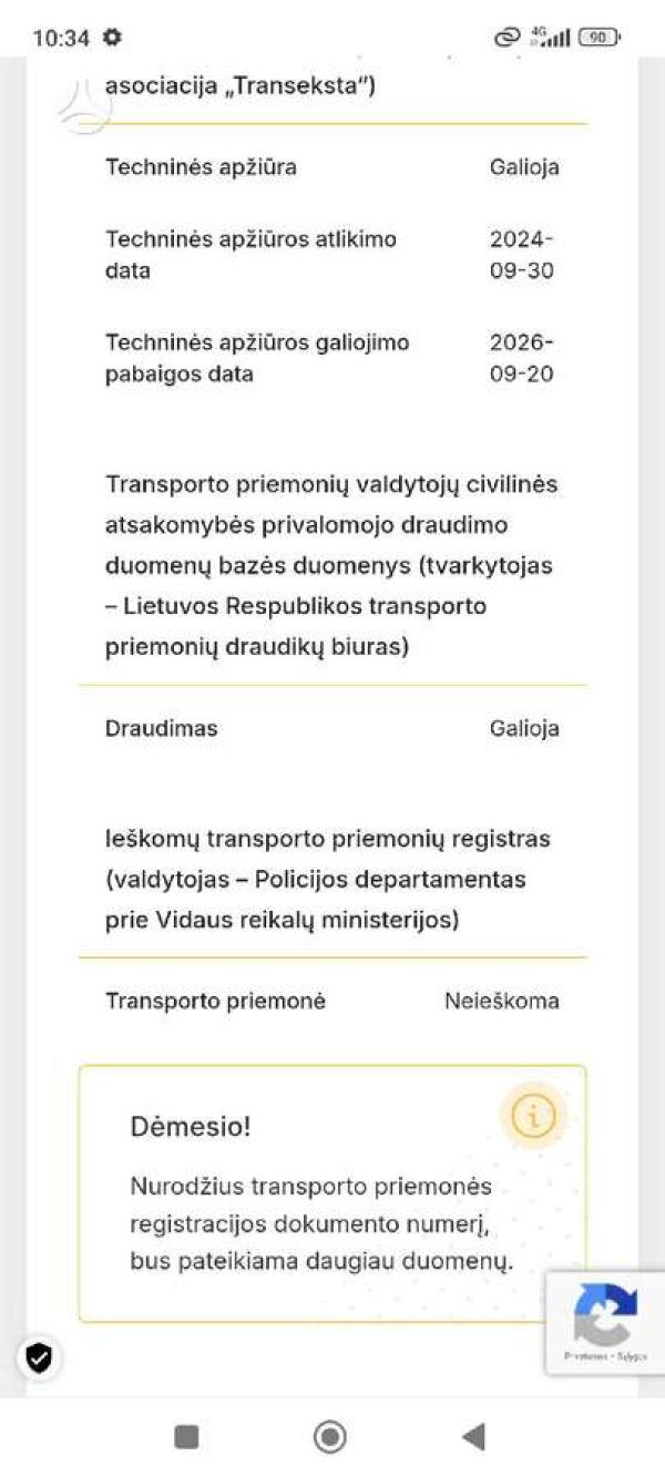 Синий Фольксваген Туран 2003 в Вильнюс, объемом двигателя 1.90 л и пробегом 265 тыс. км за 500 €, фото 9 на AUTOMOTO.COM.LV