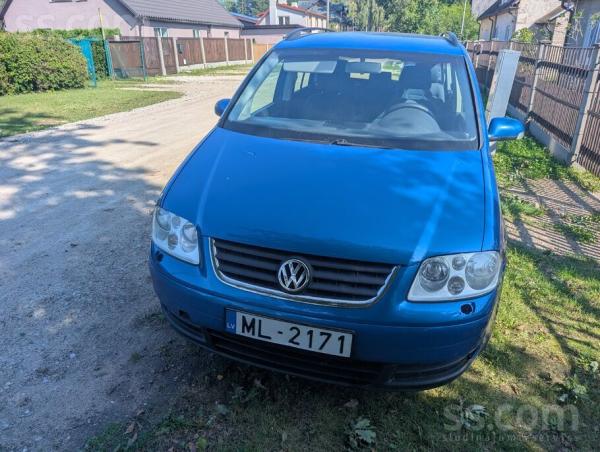 Zils Volkswagen Touran 2003 Jūrmala, ar dzinēja tilpumu 1.60 L un nobraukumu 271 tūkst. km par 1350 €, foto 6 vietnē AUTOMOTO.COM.LV
