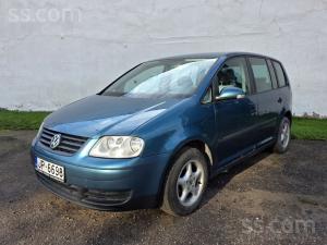 Zils Volkswagen Touran 2003 Jelgava, ar dzinēja tilpumu 1.90 L un nobraukumu 0 tūkst. km par 1490 €, foto  vietnē AUTOMOTO.COM.LV