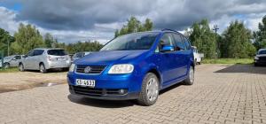 Blue Volkswagen Touran 2004 in Valmiera, with an engine capacity of 1.60 L and mileage of 227 thousand km for 1600 €, photo 7 on AUTOMOTO.COM.LV