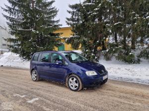 Blue Volkswagen Touran 2005 in Vilnius, with an engine capacity of 1.90 L and mileage of 33 thousand km for 1550 €, photo  on AUTOMOTO.COM.LV