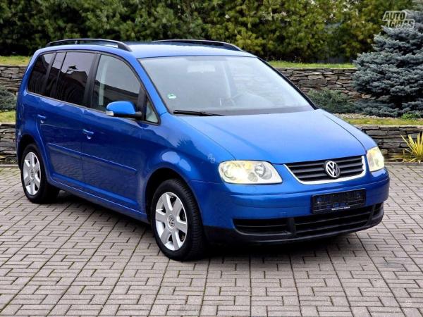 Zils Volkswagen Touran 2006 Viļņa, ar dzinēja tilpumu 2.00 L un nobraukumu 278 tūkst. km par 2600 €, foto 1 vietnē AUTOMOTO.COM.LV