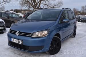 Blue Volkswagen Touran 2011 in Kuldiga, with an engine capacity of 1.60 L and mileage of 0 thousand km for 7550 €, photo  on AUTOMOTO.COM.LV