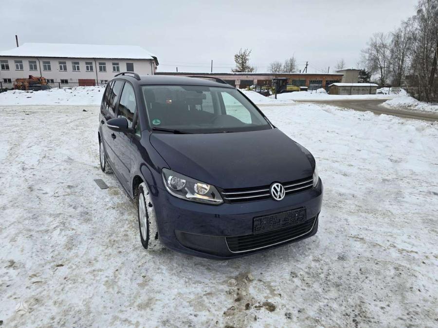 Zils Volkswagen Touran 2011 Ukmergė, ar dzinēja tilpumu 1.97 L un nobraukumu 260 tūkst. km par 5200 €, foto 1 vietnē AUTOMOTO.COM.LV