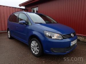 Blue Volkswagen Touran 2011 in Liepaja, with an engine capacity of 1.60 L and mileage of 0 thousand km for 4950 €, photo  on AUTOMOTO.COM.LV