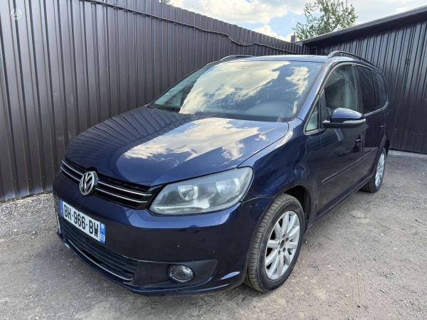 Zils Volkswagen Touran 2011 Kauņa, ar dzinēja tilpumu 1.60 L un nobraukumu 207 tūkst. km par 3600 €, foto 1 vietnē AUTOMOTO.COM.LV