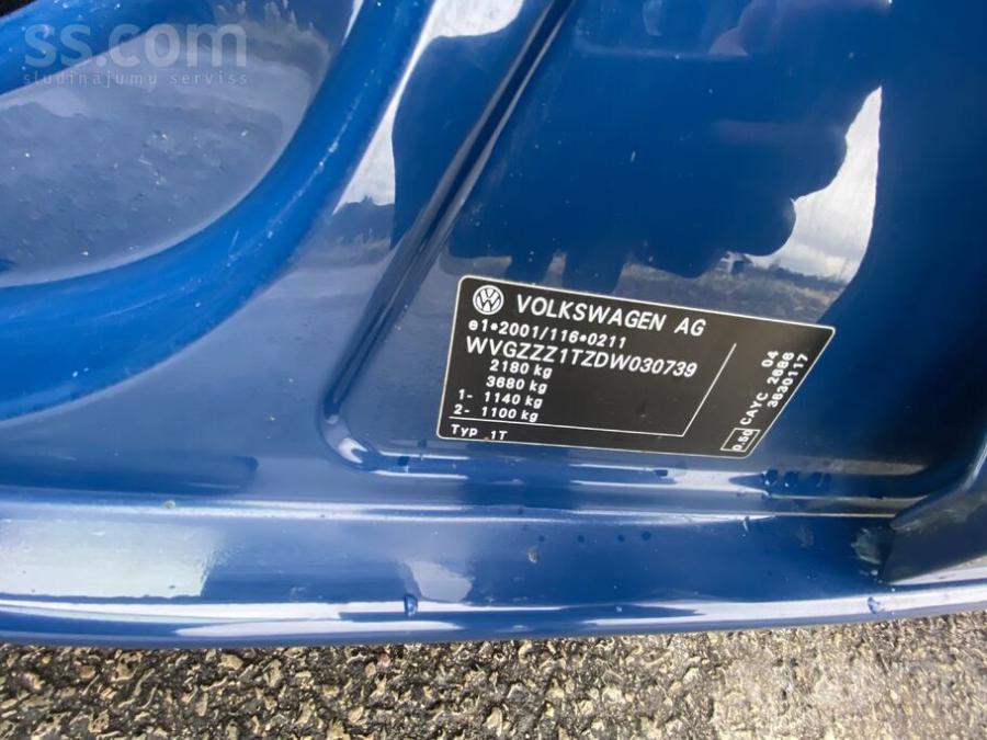 Синий Фольксваген Туран 2012 в Рига, объемом двигателя 1.60 л и пробегом 0 тыс. км за 4399 €, фото 21 на AUTOMOTO.COM.LV