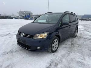 Zils Volkswagen Touran 2012 Marijampole, ar dzinēja tilpumu 1.60 L un nobraukumu 218 tūkst. km par 3750 €, foto  vietnē AUTOMOTO.COM.LV