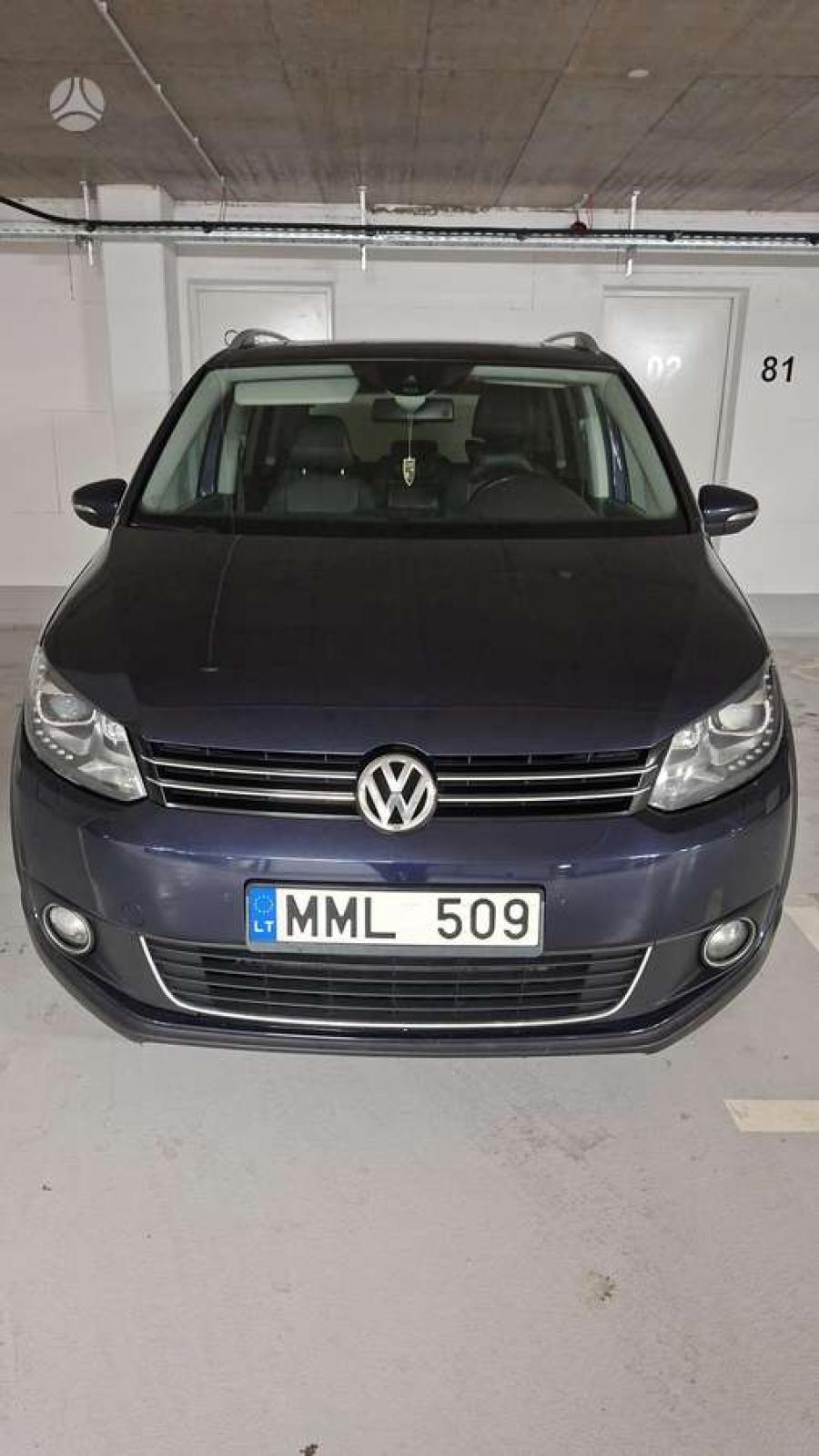 Blue Volkswagen Touran 2012 in Kaunas, with an engine capacity of 1.97 L and mileage of 345 thousand km for 5900 €, photo 7 on AUTOMOTO.COM.LV