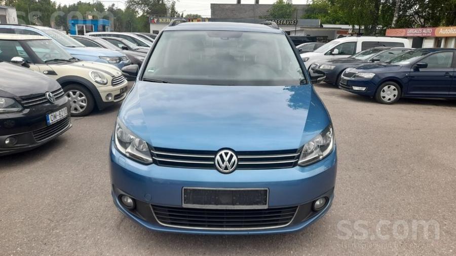 Zils Volkswagen Touran 2012 Rīga, ar dzinēja tilpumu 2.00 L un nobraukumu 0 tūkst. km par 4950 €, foto 1 vietnē AUTOMOTO.COM.LV