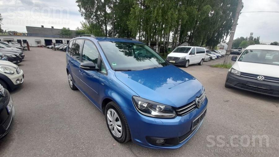 Zils Volkswagen Touran 2012 Rīga, ar dzinēja tilpumu 2.00 L un nobraukumu 0 tūkst. km par 4950 €, foto 13 vietnē AUTOMOTO.COM.LV