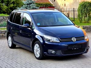 Blue Volkswagen Touran 2013 in Kedainiai, with an engine capacity of 1.97 L and mileage of 287 thousand km for 5999 €, photo  on AUTOMOTO.COM.LV