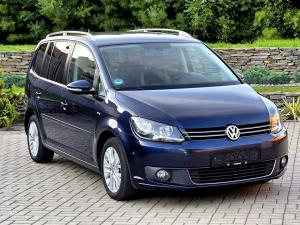 Blue Volkswagen Touran 2013 in Kedainiai, with an engine capacity of 1.97 L and mileage of 287 thousand km for 5999 €, photo 13 on AUTOMOTO.COM.LV