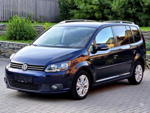Blue Volkswagen Touran 2013 in Kedainiai, with an engine capacity of 1.97 L and mileage of 287 thousand km for 5999 €, photo 16 on AUTOMOTO.COM.LV