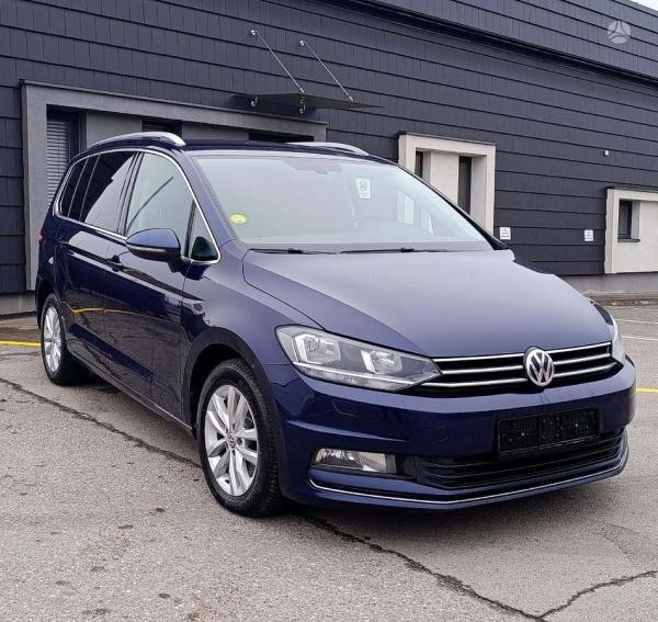 Zils Volkswagen Touran 2016 Kauņa, ar dzinēja tilpumu 1.97 L un nobraukumu 241 tūkst. km par 8999 €, foto 2 vietnē AUTOMOTO.COM.LV