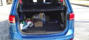 Blue Volkswagen Touran 2016 in Riga, with an engine capacity of 1.60 L and mileage of 267 thousand km for 8900 €, photo 7 on AUTOMOTO.COM.LV
