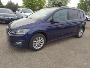Blue Volkswagen Touran 2016 in Panevezys, with an engine capacity of 1.60 L and mileage of 143 thousand km for 9700 €, photo 7 on AUTOMOTO.COM.LV