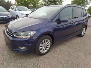 Blue Volkswagen Touran 2016 in Panevezys, with an engine capacity of 1.60 L and mileage of 143 thousand km for 9700 €, photo 9 on AUTOMOTO.COM.LV