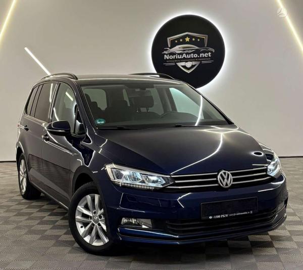 Zils Volkswagen Touran 2016 Marijampole, ar dzinēja tilpumu 1.60 L un nobraukumu 213 tūkst. km par 9650 €, foto 1 vietnē AUTOMOTO.COM.LV