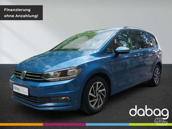 Zils Volkswagen Touran 2018 Kauņa, ar dzinēja tilpumu 1.40 L un nobraukumu 86 tūkst. km par 22349 €, foto 1 vietnē AUTOMOTO.COM.LV