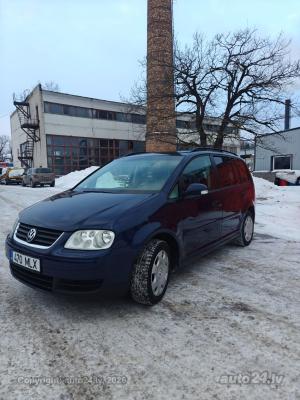 Blue Volkswagen Touran 2005 in Tartu, with an engine capacity of 1.90 L and mileage of 276 thousand km for 2650 €, photo 2 on AUTOMOTO.COM.LV